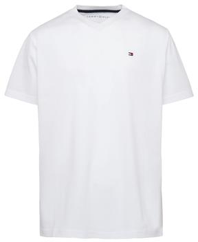 Camiseta Tommy Hilfiger Little Boys' Core com decote em V, branca, 3T ...