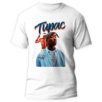 Camiseta Tupac 2pac Rapper Rap camisa Hip Hop 4 - Kamisetas Otaku ...