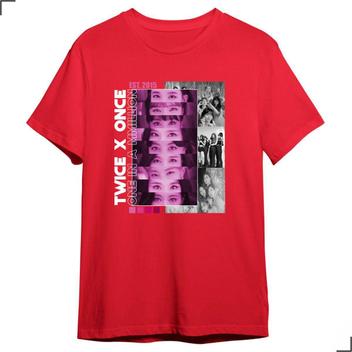 Camiseta Twice X Once Fandom Eyes Kpop Sul Tour Show Cantor - Asulb ...
