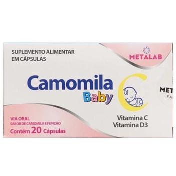 Camomila baby c/ 20caps sb camomila e funcho - metalab - Fitoterápicos ...