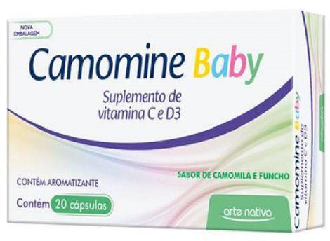 Camomine 20 Cápsulas Igual Camomilina C - Medicamentos - Magazine Luiza
