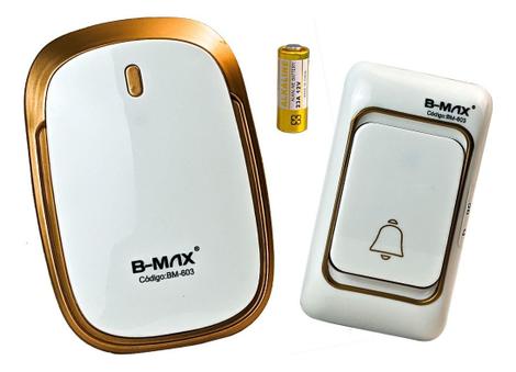 Campainha Sem Fio Residencial Wi-fi Resistente Água Bivolt - B-max ...