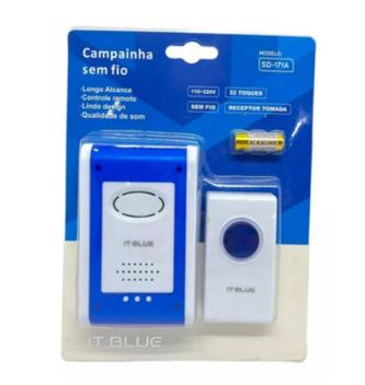 Campainha Sem Fio SD-171A - It-Blue - Campainha - Magazine Luiza