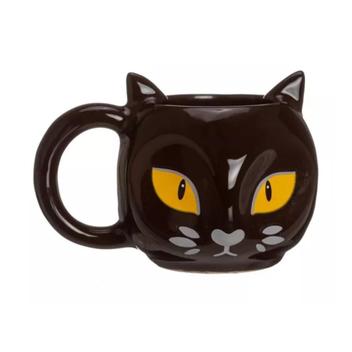 Caneca 3 Gato Preto Enfeite Xícara 3D Temática - Hadu Esotéricos ...
