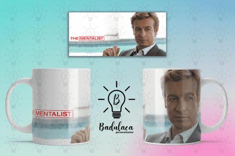 Caneca Branca Porcelana Serie The Mentalist - Badulaca - Caneca - Magazine Luiza