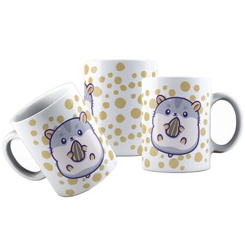 Caneca Cerâmica Pets Fofinha Porquinho Da Índia Presente - Amei Nem Vi ...