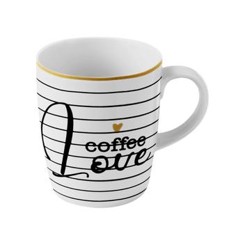 Caneca Coffee Love De Porcelana - 230ML - NOAH - Caneca - Magazine Luiza