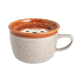 Caneca de cerâmica com tampa, copo de água casal, café fofo do café da ...