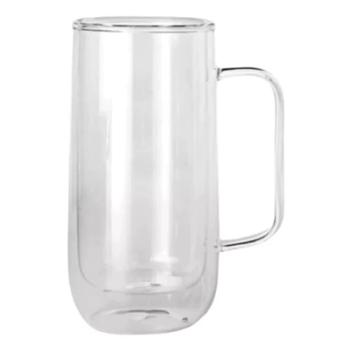 Caneca de Vidro Member's Mark 475ml com Parede Dupla e Alça - Caneca ...