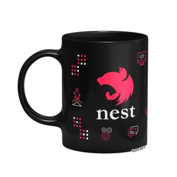 Caneca Dev - Nest JS - Preta - JPS INFO - Caneca - Magazine Luiza