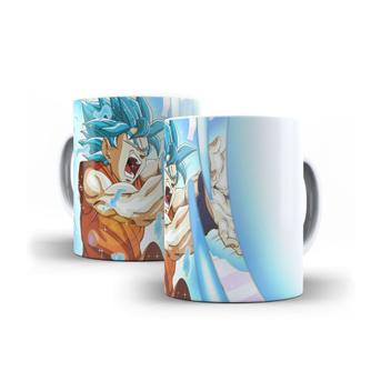 Caneca Dragonballz Goku Super Kamehameha Sayajin Blue - Ng Decor ...