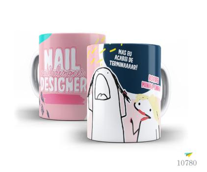 Caneca Flork profissões - nail design - LiveSub - Caneca - Magazine Luiza