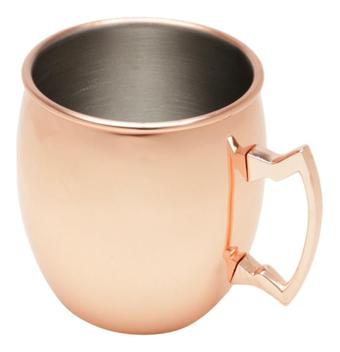Caneca Moscow Mule Em Inox E Cobre 500Ml Lisa - Rio Tijucas - Caneca ...