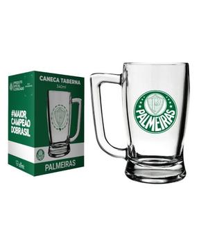 Caneca para Cerveja Palmeiras em Vidro 340ml - Allmix - Caneca de Cerveja - Magazine Luiza