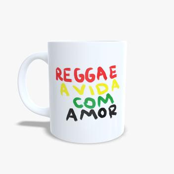 Caneca Personalizada Reggae a Vida com Amor - Jlssublimação - Caneca ...
