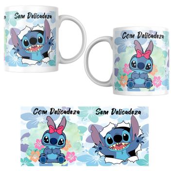 Caneca Personalizada Stitch Com e Sem Vários Modelos - Lilah Presentes ...