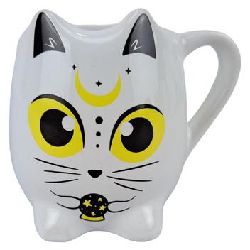 Caneca Porcelana 300 Ml Gato Vidente Chá Da Tarde - Tenda Medieval ...
