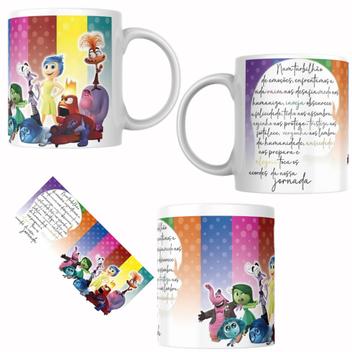 Caneca Porcelana Filme Divertidamente Personagens - Lilah Presentes ...