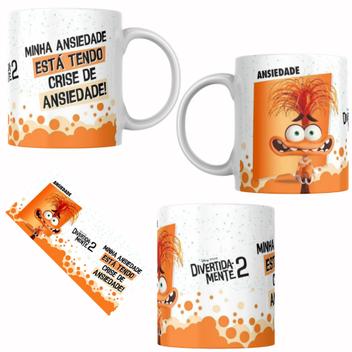 Caneca Porcelana Personagens DIvertidamente Todos os Personagens ...