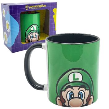 Caneca Super Mario Bros Faces 350mL Original Nintendo, Zona Criativa ...