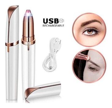 Caneta Depilador Sobrancelha Removedor Elétrico Tira Pelos - Flawlbss - Depilador Elétrico ...