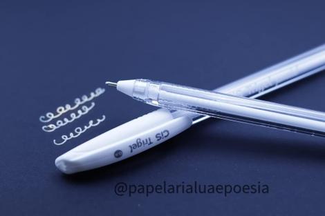 Caneta GEL CIS Trigel 1.0MM Branca Sertic - Caneta Gel - Magazine Luiza