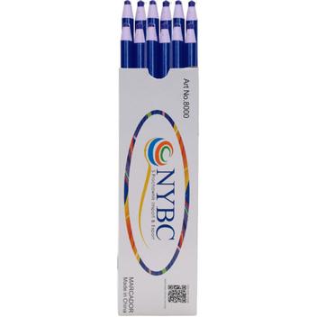 Caneta para Tecido Lápis Marcador Azul 207 - Caixa com 12 Unidades ...