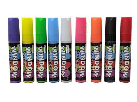 Caneta para vidro (Window Marker) - kit 4 Peças - Tira Risco Automotivo ...