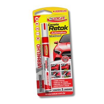 Caneta Pintura Retok Tira Riscos Retoca Permanente Luxcar - Tira Risco ...
