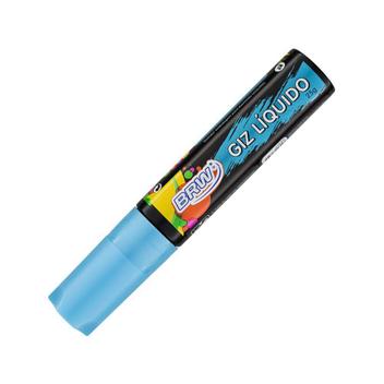 Canetão Giz Líquido Azul BRW 15mm 25g Para Lousa Vidro Carro - Caneta ...