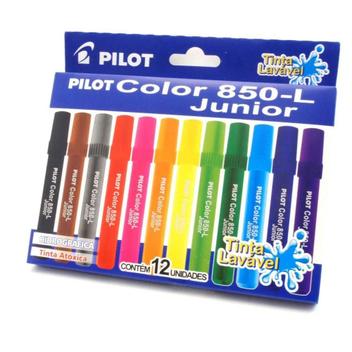 Canetas Hidrográficas Pilot Color 850-L 12 Cores - Pilot - Caneta ...