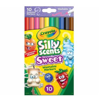 Canetinhas Laváveis Smash Ups Crayola 10 Cores Ponta Fina - Caneta ...