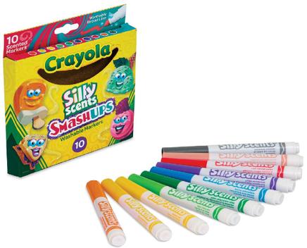Canetinhas laváveis Smash Ups Crayola 10 Cores - Caneta - Magazine Luiza