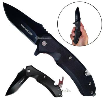 Canivete Lâmina Em Aço Inox e Empunhadura Em Alumínio SLKD22 SLKD106 ...