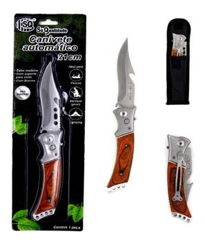 Canivete Militar Automático Combate Tático Afiado Esportivo - SÓ ...