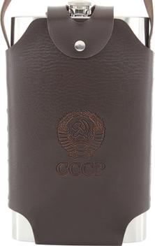 Cantil Gigante Soviético Cccp Vodka 1900Ml Inox Alça Couro - Gici Decor ...