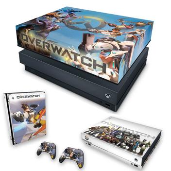 Capa Anti Poeira e Skin Compatível Xbox One X - Overwatch - Pop Arte ...