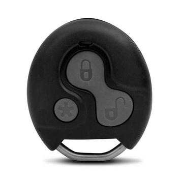 Capa Carcaça Controle Alarme Olimpus Br202 3 Botões LED Preta - CCP ...