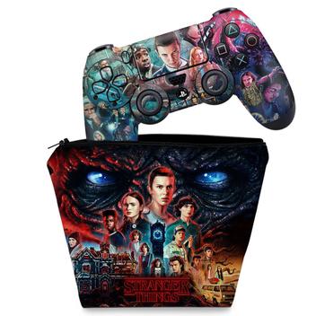 Capa Case e Skin Compatível PS4 Controle - Stranger Things - Pop Arte ...
