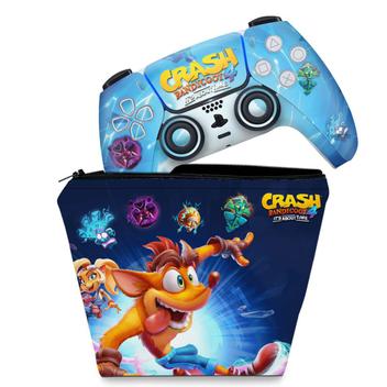 Capa Case e Skin Compatível PS5 Controle - Crash Bandicoot 4 - Pop Arte ...