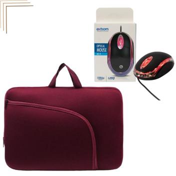 Capa Case Para Notebook 15 Polegadas + Mouse Opitco Usb - HELÊ STORE ...