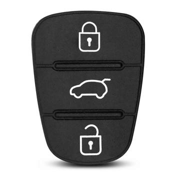 Capa Chave Canivete Hyundai Azera i30 Kia Sportage Soul Preto 3 Botões ...