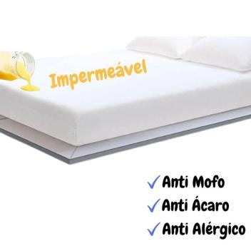 Capa Colchão Queen Impermeável Com Elástico Anti Mofo Ácaros - Vida ...