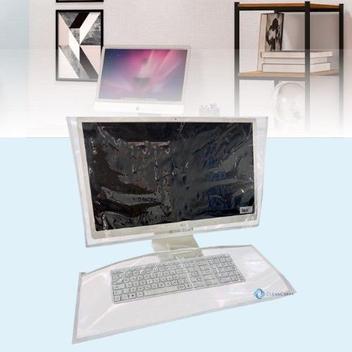 Capa computador all in one monitor 19,20 e 21 pol + teclado c/ zíper ...