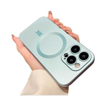 Capa De Carregamento Sem Fio De Luxo Fosco Para Iphone 15 11 13 12 14 Pro Max Plus Com Protetor ...