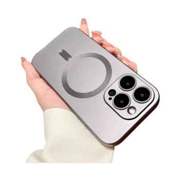 Capa De Carregamento Sem Fio De Luxo Fosco Para Iphone 15 11 13 12 14 Pro Max Plus Com Protetor ...