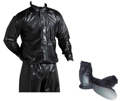 Capa De Chuva Pvc Alba Daytona + Polaina Piracapas Tamanho P - Capas de ...