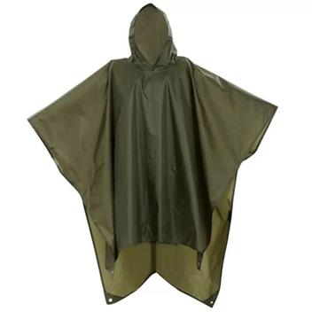 Capa De Chuva Tipo Poncho Impermeável Adulto 3 Em 1 Para Pesca Camping ...