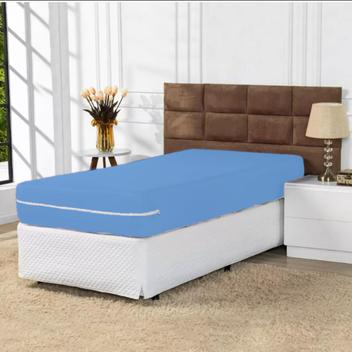 Capa de Colchão - 100% Poliéster - Cores Variadas - Kalifa - Protetor ...