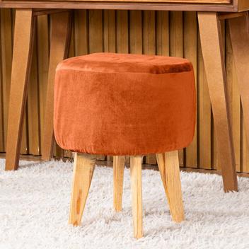 Capa de Puff Redondo Médio Avulsa Lisa Ajustável com Elástico - Tecido ...